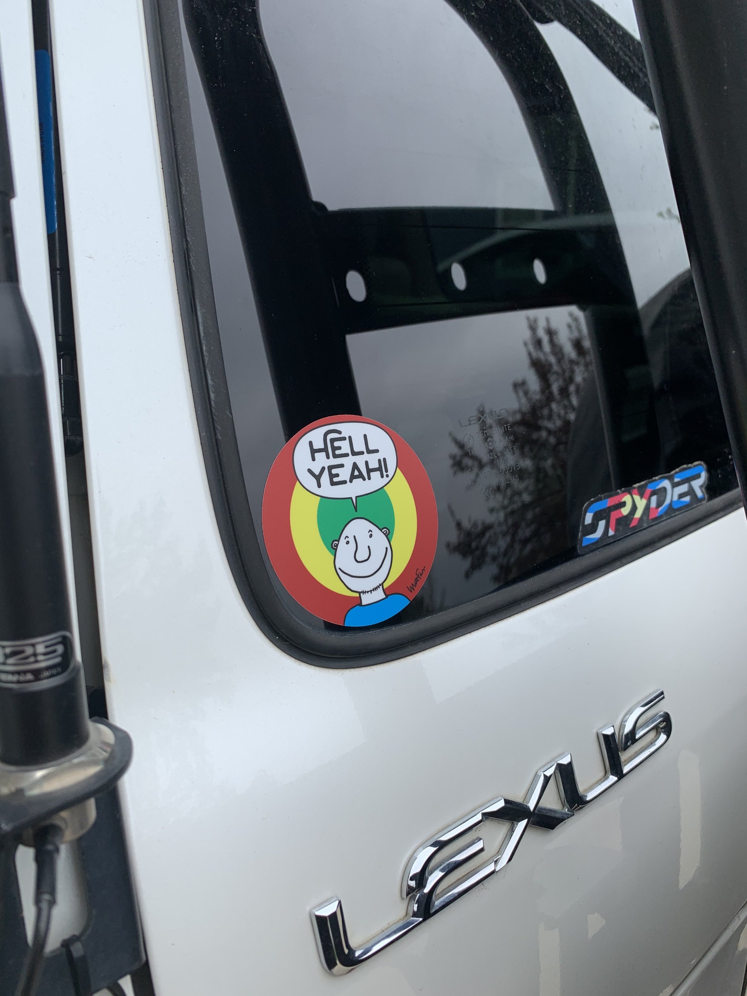 Request for photos of your Hell Yeah stickers and stuff | Rising Sun ...