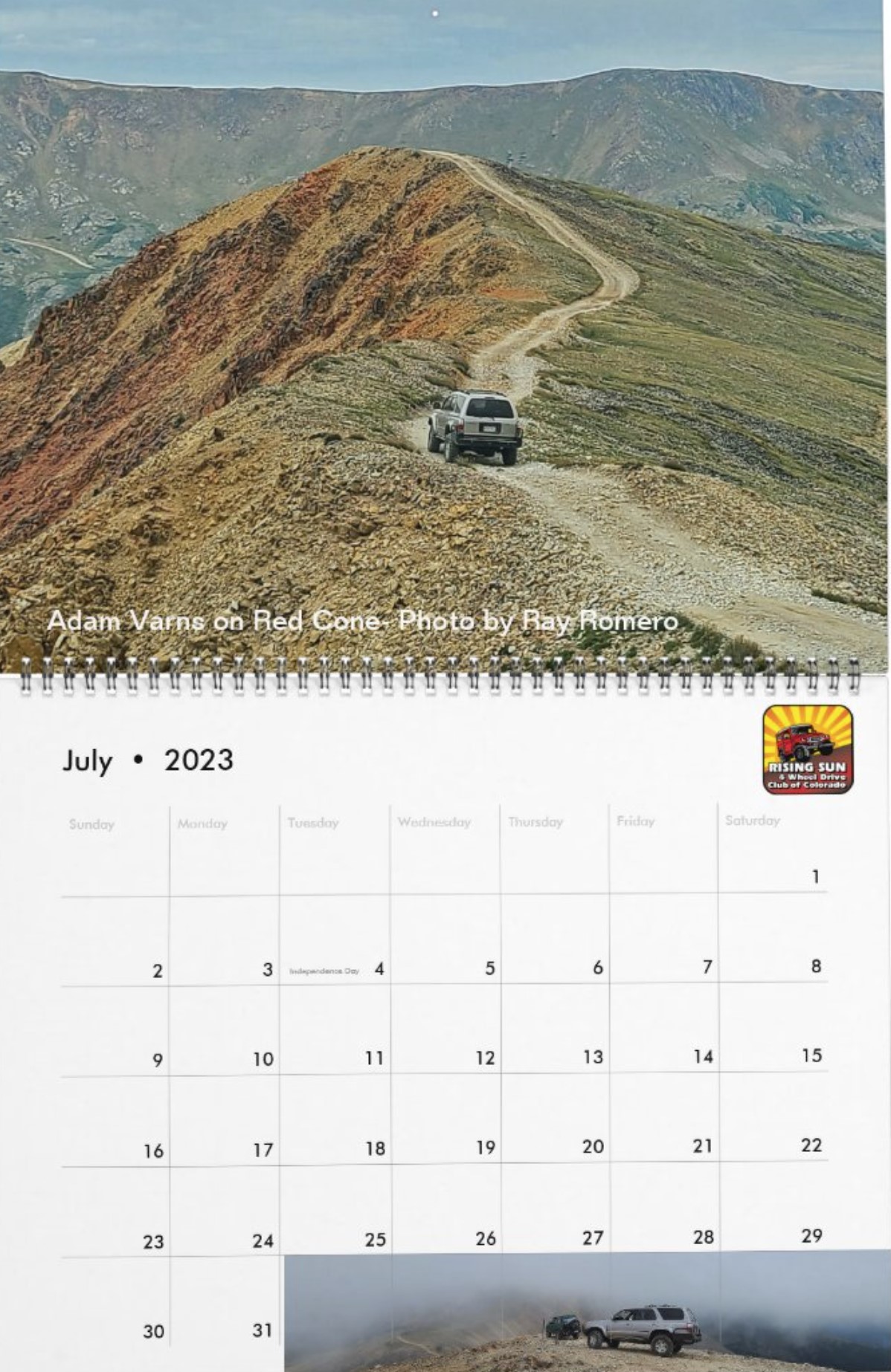 Sold out 2023 Club Calendars | Rising Sun 4WD Club Forum